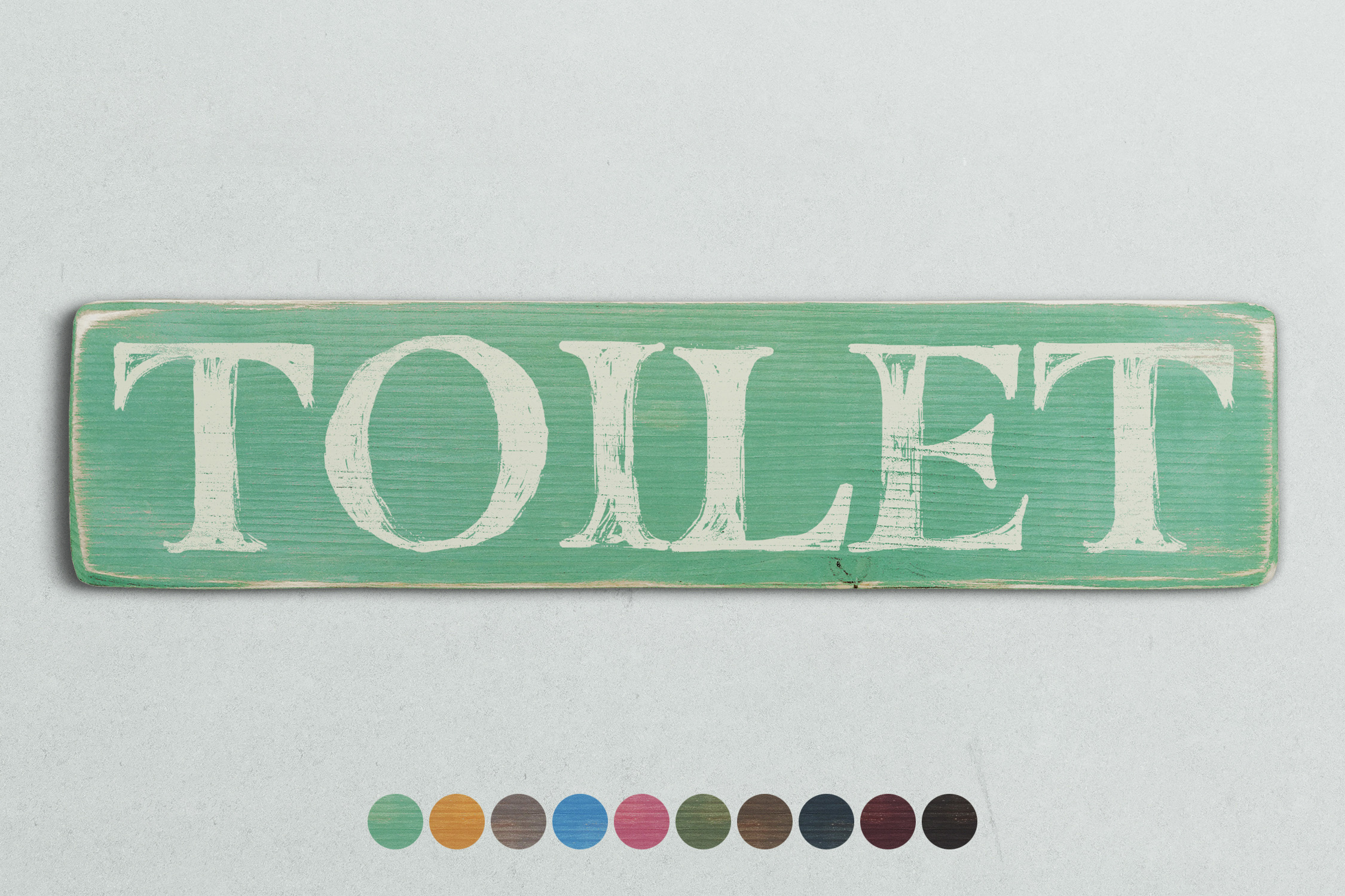 TOILET Vintage Style Wooden Sign. Shabby Chic Retro Home Gift | eBay UK
