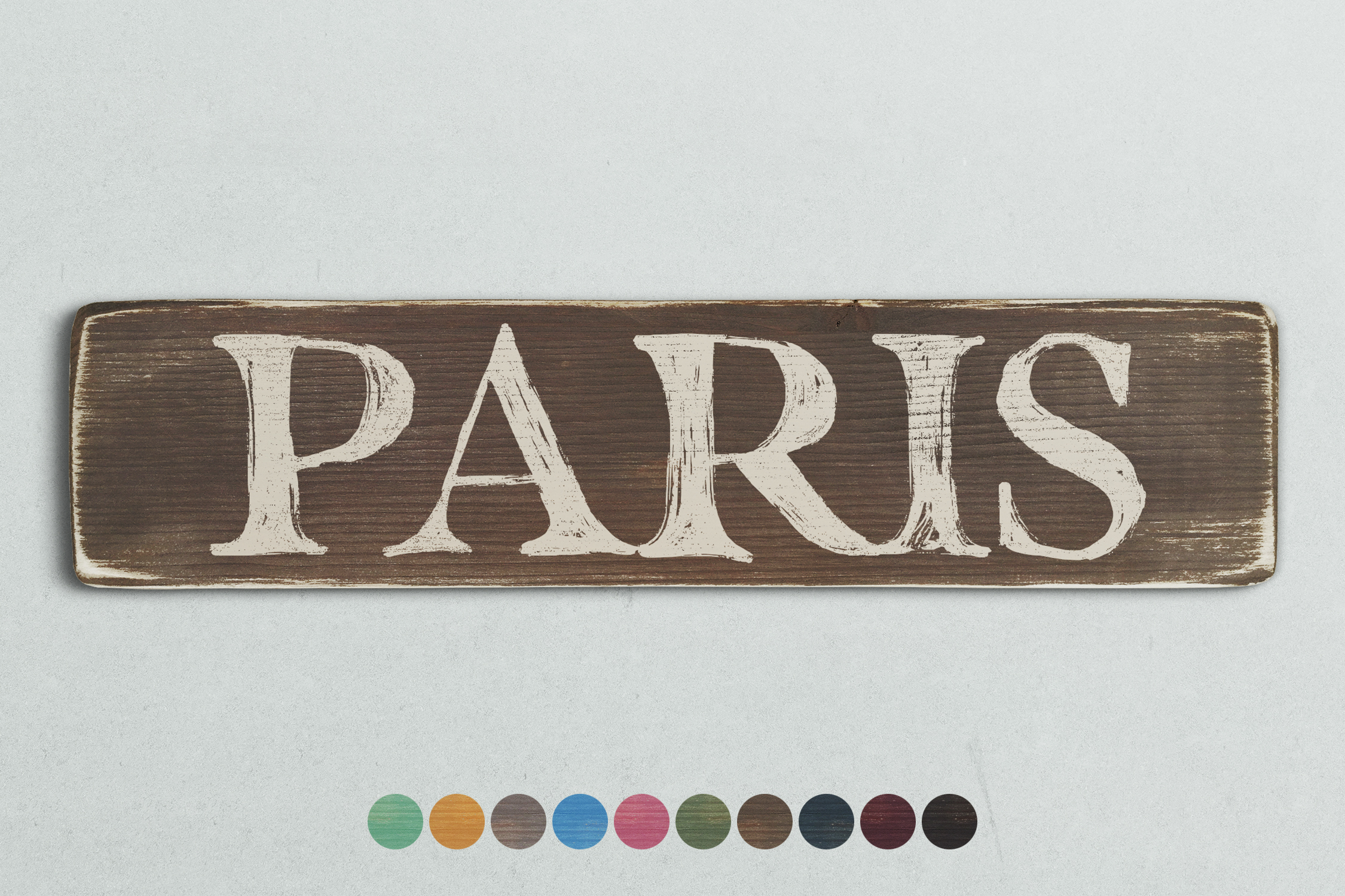 PARIS Vintage Style Wooden Sign. Shabby Chic Retro Home Gift | eBay